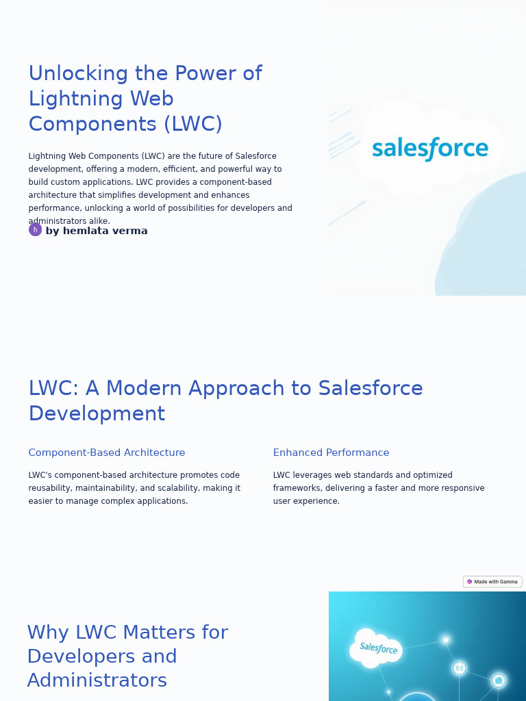 Unlocking the Power of Lightning Web Components LWC | PDF Unlocking the Power of Lightning Web Components LWC | PDF