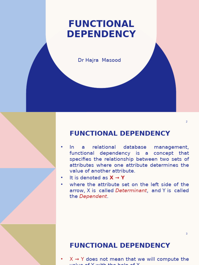 Normalization III Functional Dependecy 13052024 113324pm | PDF | Relational Model | Data Model