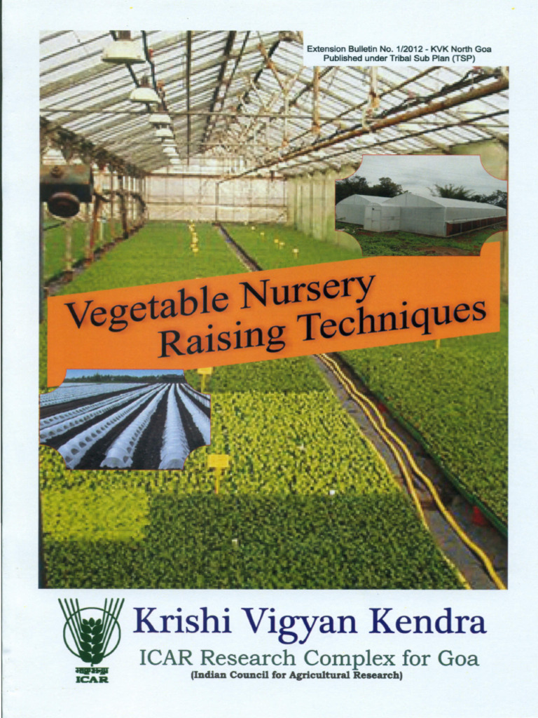 KVK, GOA Vegetable Nursery Raising Techniques | PDF