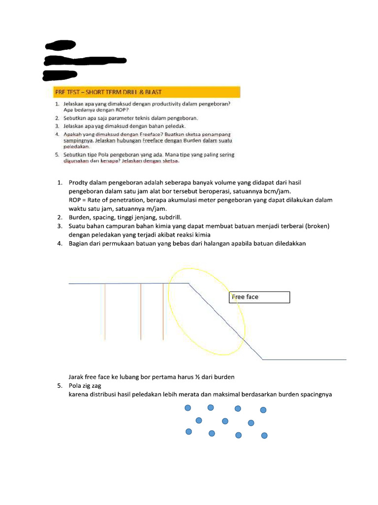 Soal Drill Blast | PDF