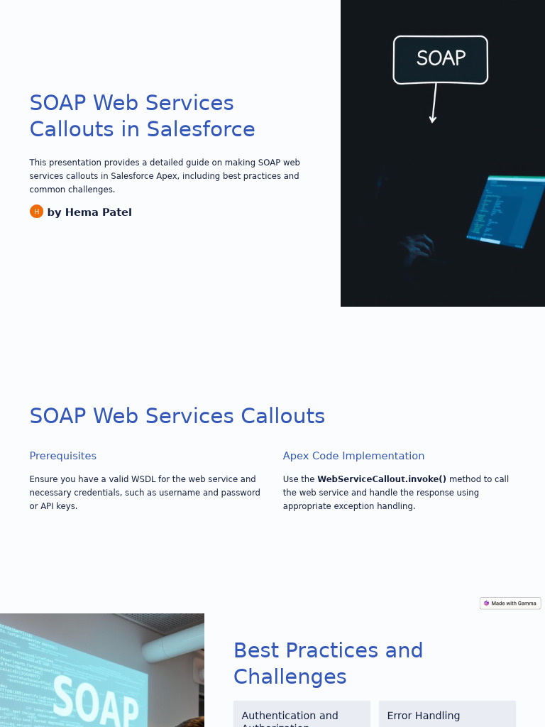 SOAP Web Services Callouts in Salesforce | PDF