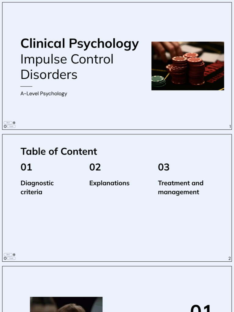 Understanding Impulse Control Disorders | PDF | Problem Gambling ...