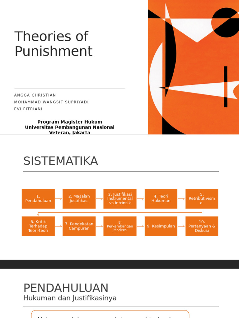 Theories of Punishment - Tugas Kelompok | PDF