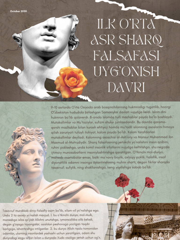 Ilk O'rta Asr Sharq Falsafasi Uyg'onish Davri | PDF