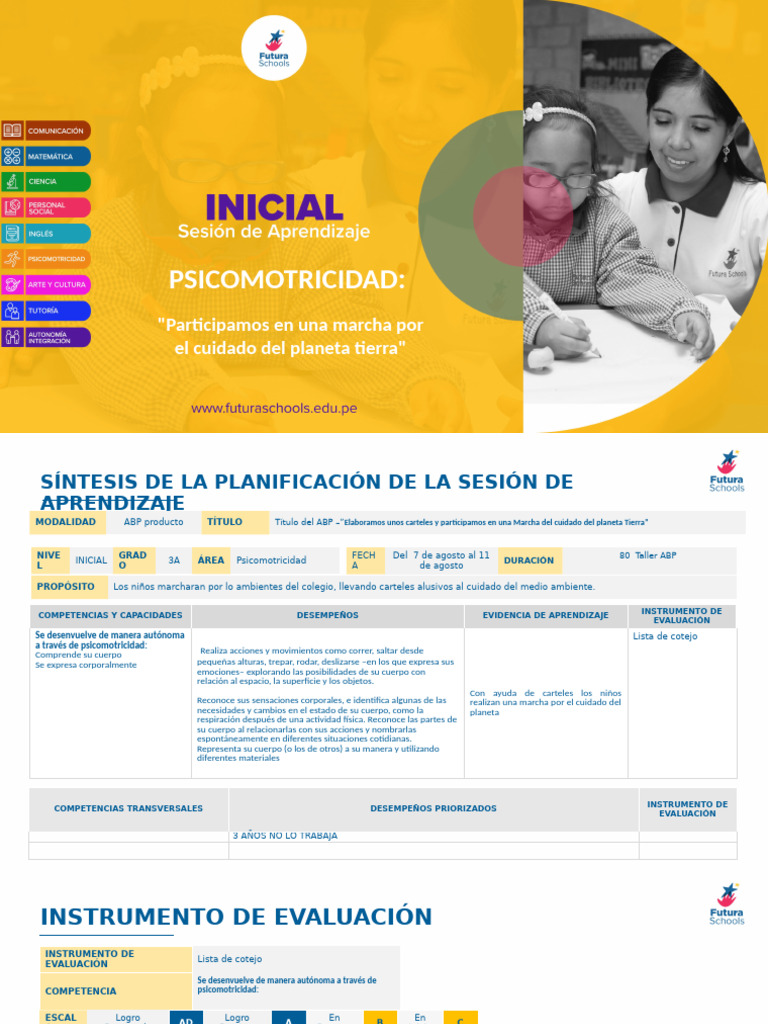 Marcha Infantil por el Planeta | PDF | Evaluación | Salón de clases