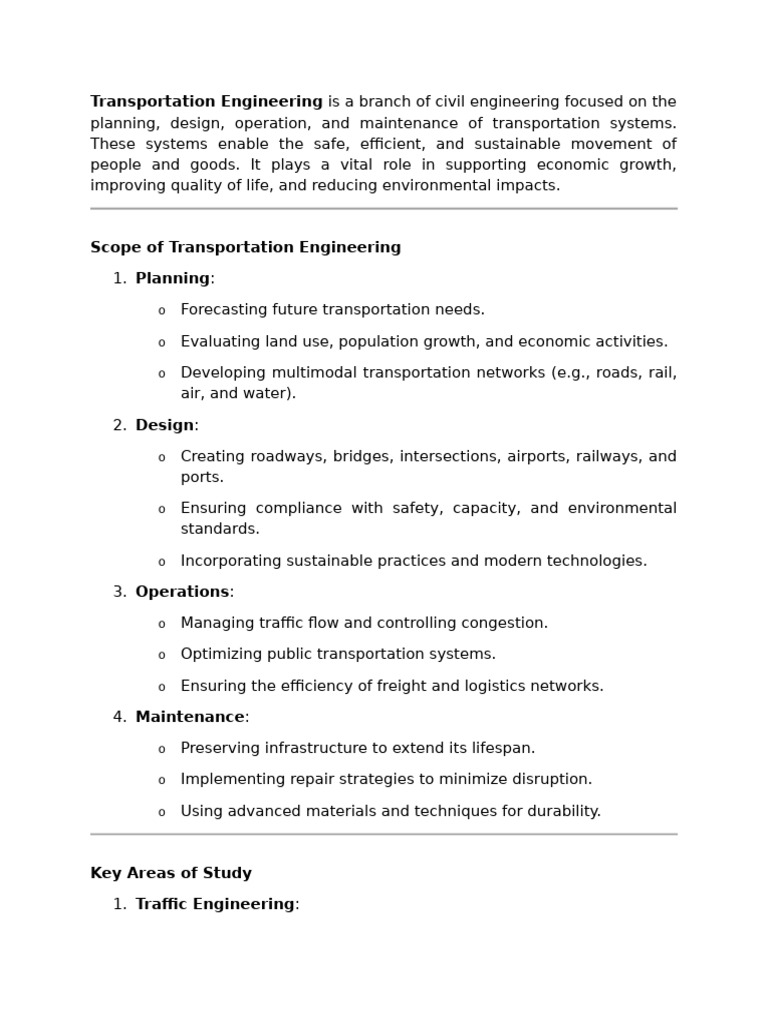 Transportation | PDF | Transport | Infrastructure