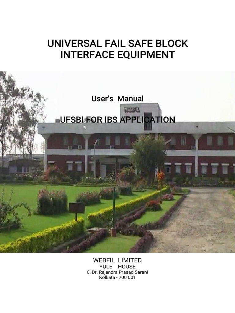 IBS Manual | PDF | Power Supply | Input/Output