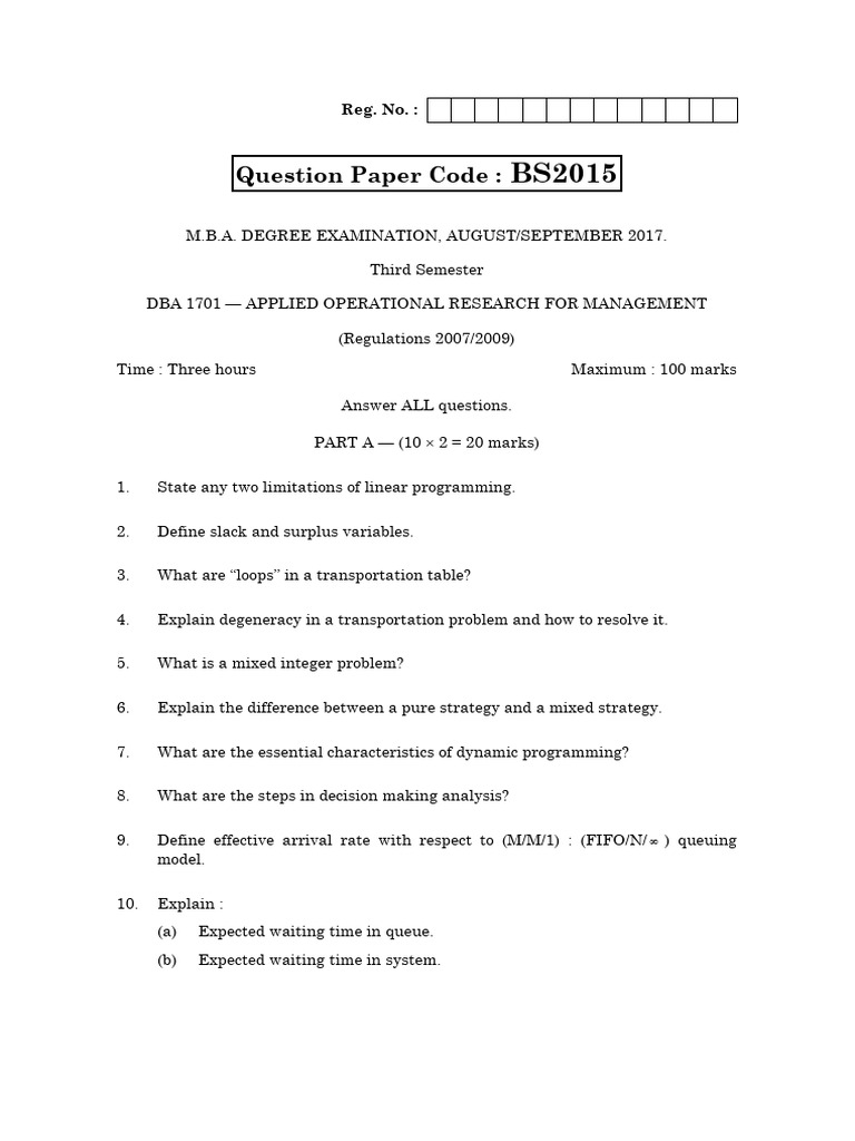 MBA1701-1-4 | PDF | Linear Programming | Algorithms