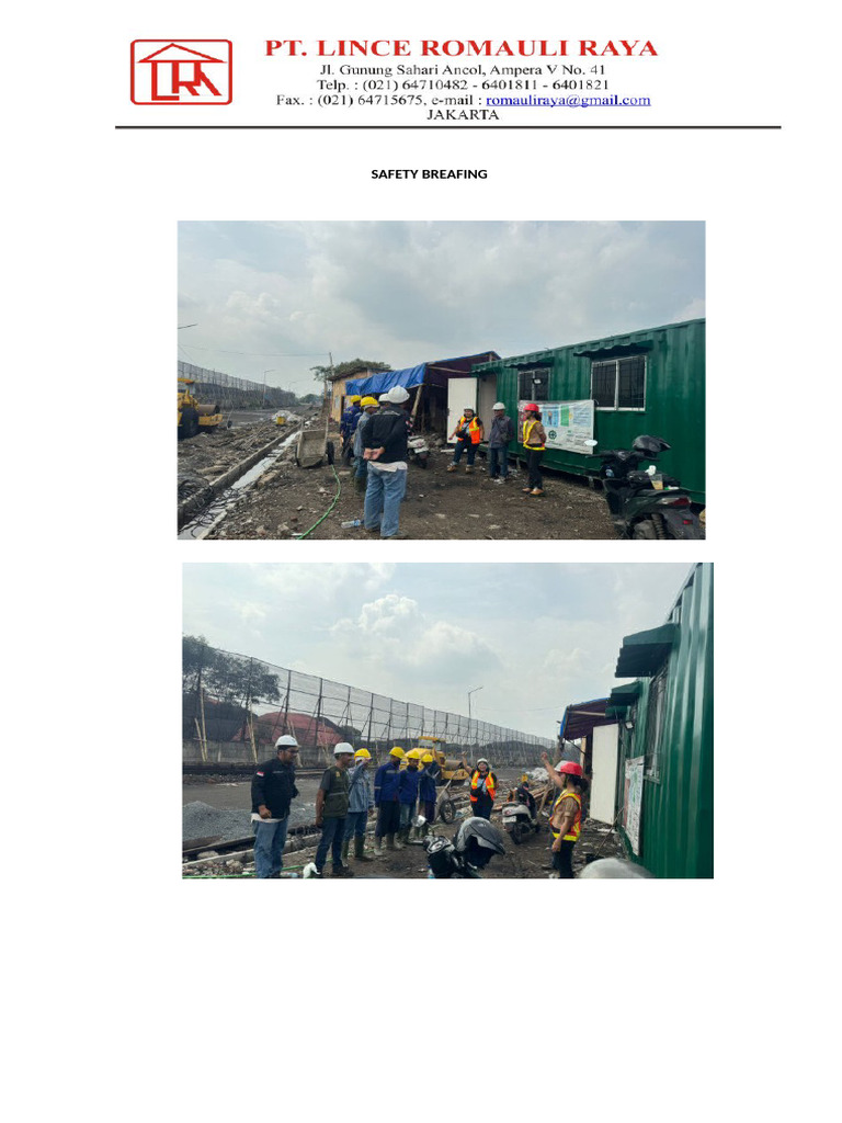 SAFETY BREAFING | PDF