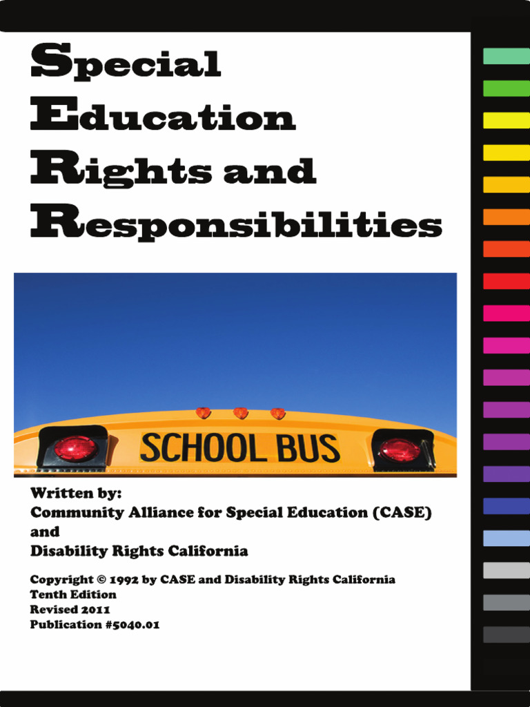 Special Education Rights & Responsibilities | PDF | Special Education ...