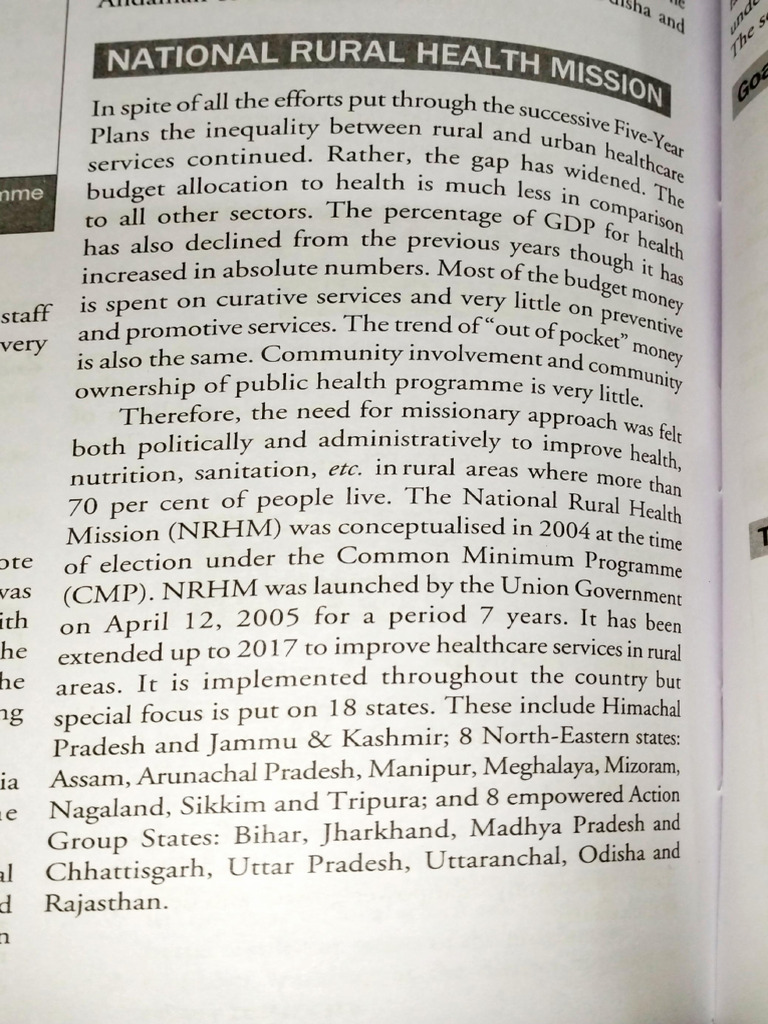 National Rural Health Mission | PDF