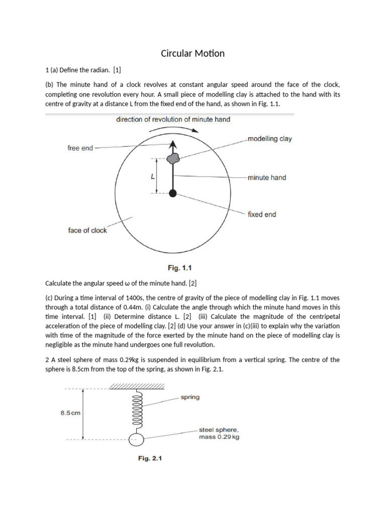 Circular Motion | PDF
