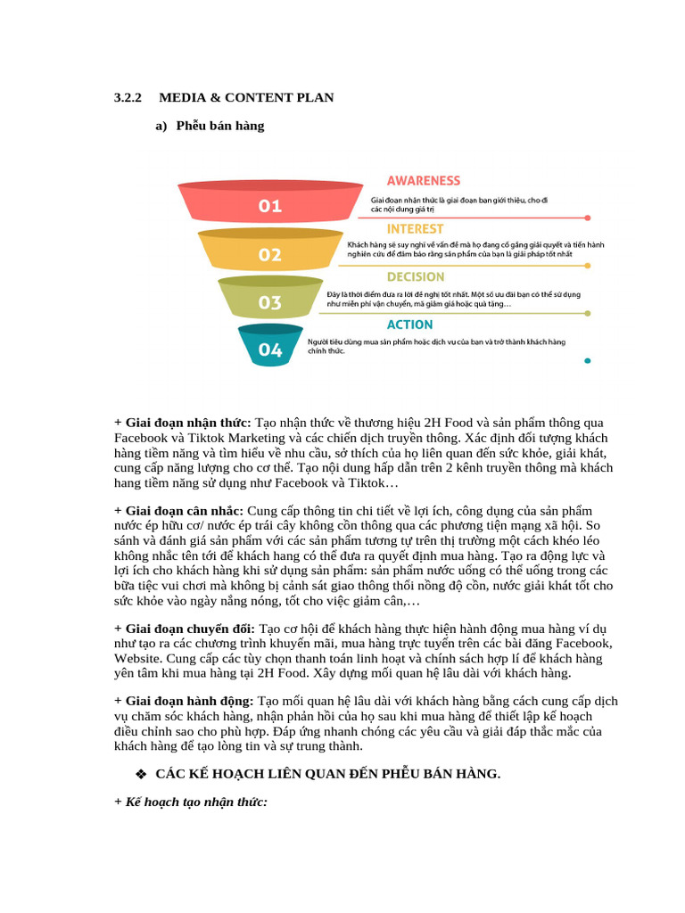 MEDIA Và CONTENT PLAN | PDF