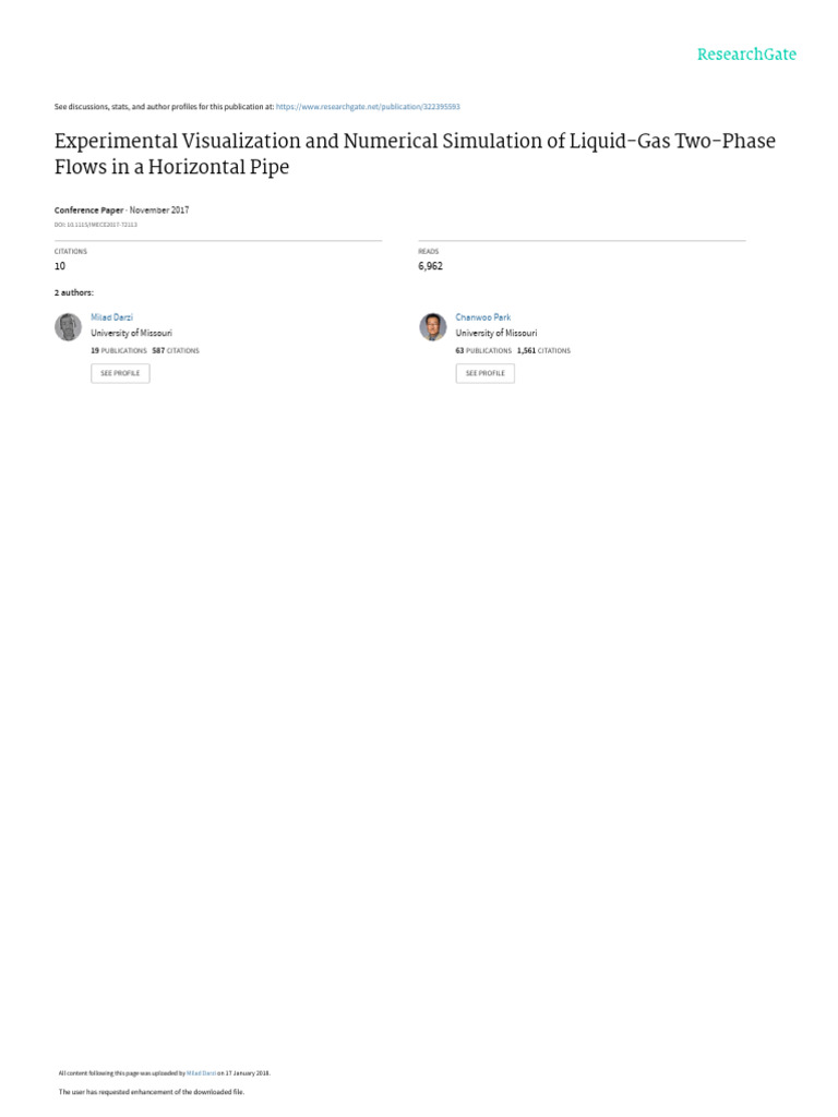 +++V007T09A011-IMECE2017-72113 | PDF | Fluid Dynamics | Flow Measurement