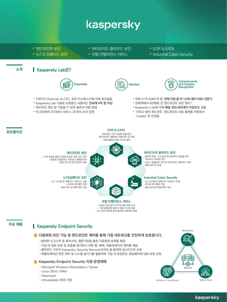 kaspersky 통합브로셔 | PDF