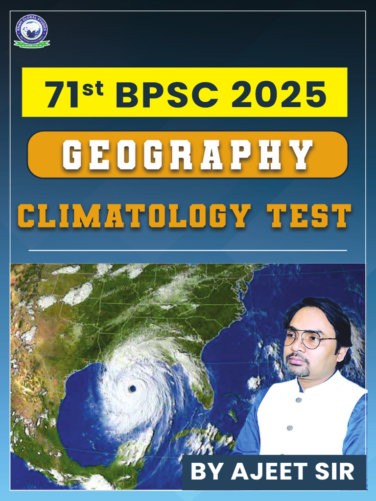 Climatology Class Test | PDF