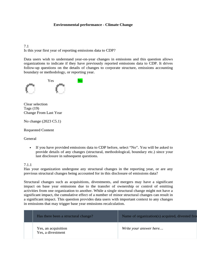 CDP 2024 7TH | PDF | Life Cycle Assessment | Climate Change