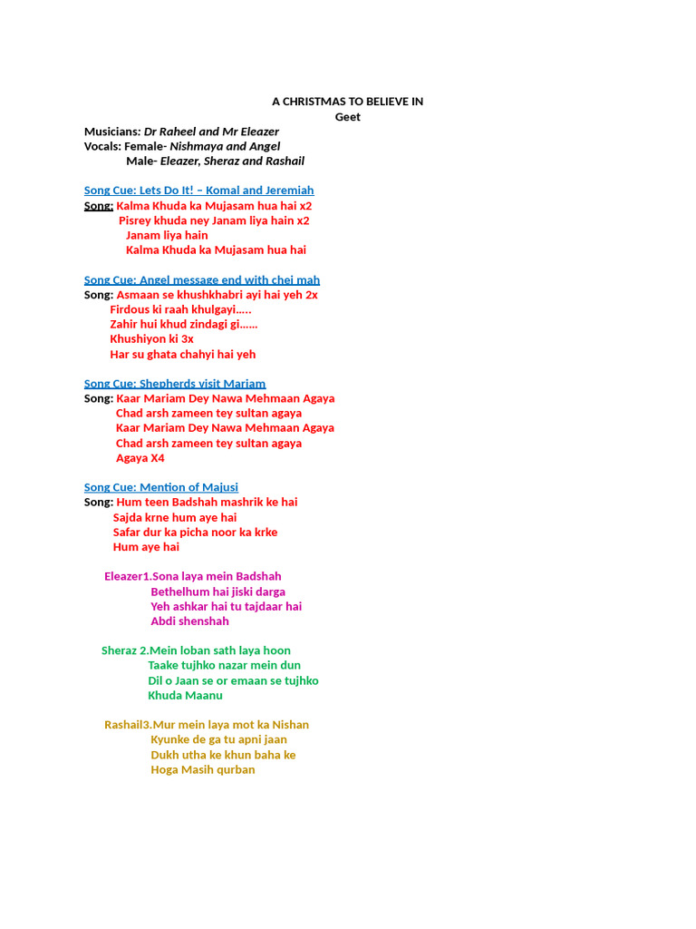 A Christmas To Believe in | PDF