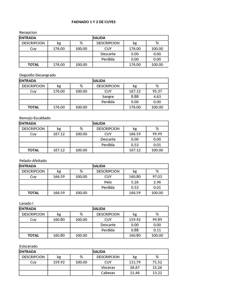 Programa de Produccion | PDF | Salchicha | Carne