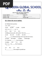 Grade6_Math_Exam_Answer_Key | PDF