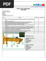 Daily Stacker Inspection Checklist | PDF | Technology & Engineering