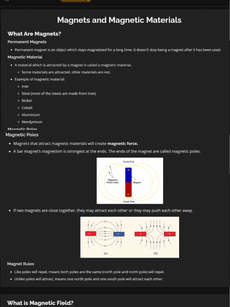 Magnets (Physics) | PDF