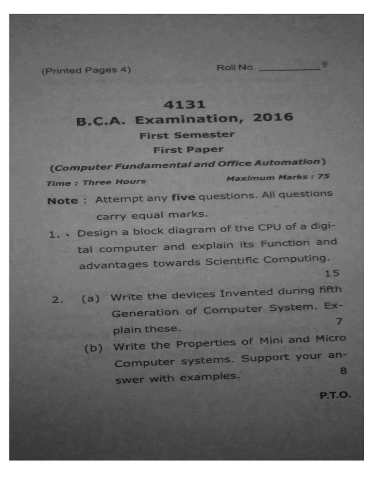 2016 Bca Fundamental | PDF