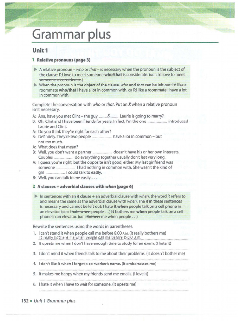 Interchange 3 - Grammar Plus | PDF