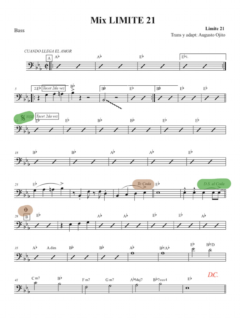 1 - Mix Límite 21 - Bass PDF | PDF