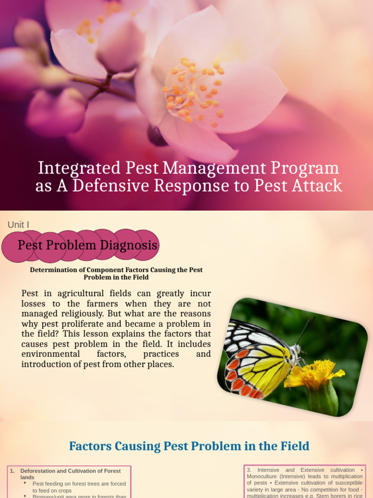 Integrated Pest Management Program As A Defensive Response | PDF ...