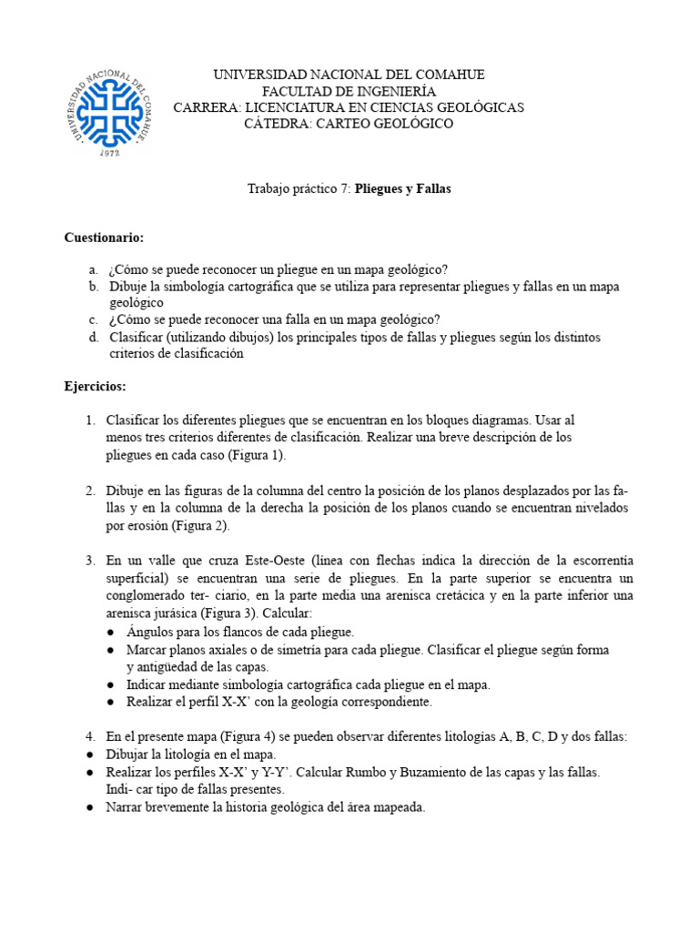 TP7 Pliegues_Fallas (1) | PDF