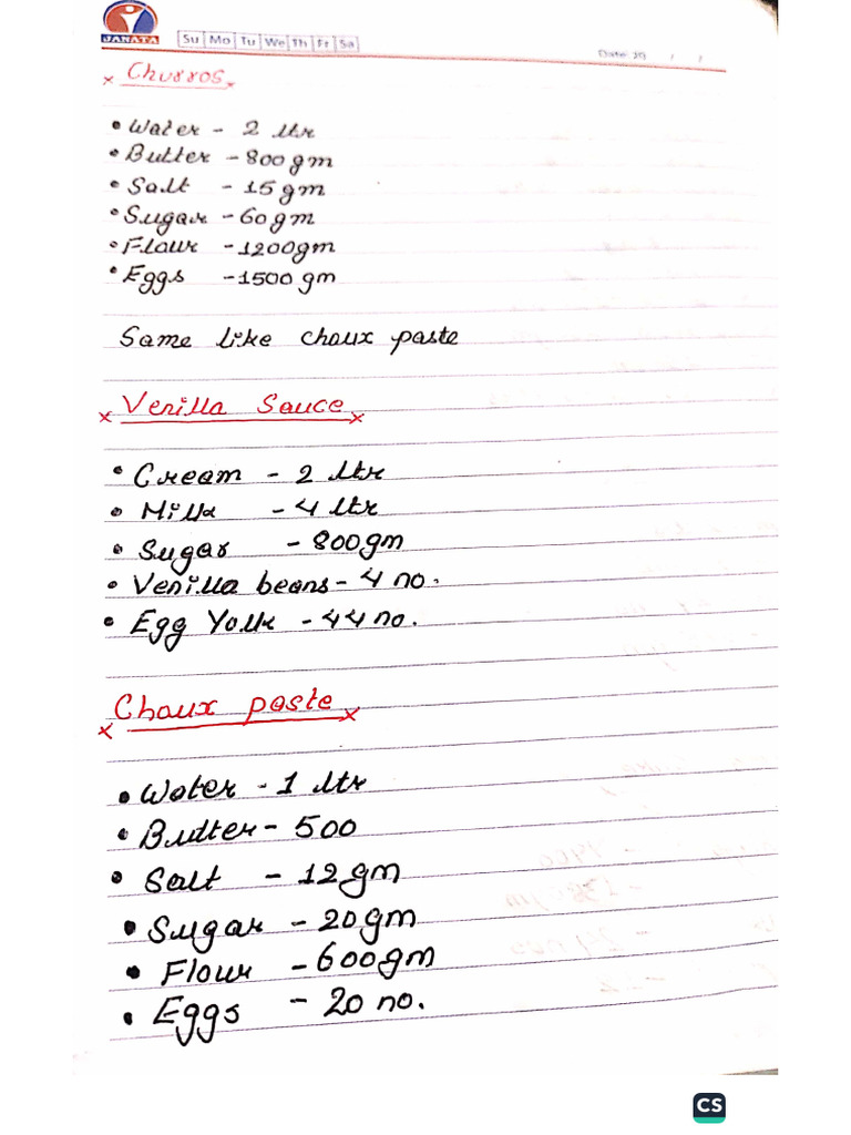 Recipe | PDF