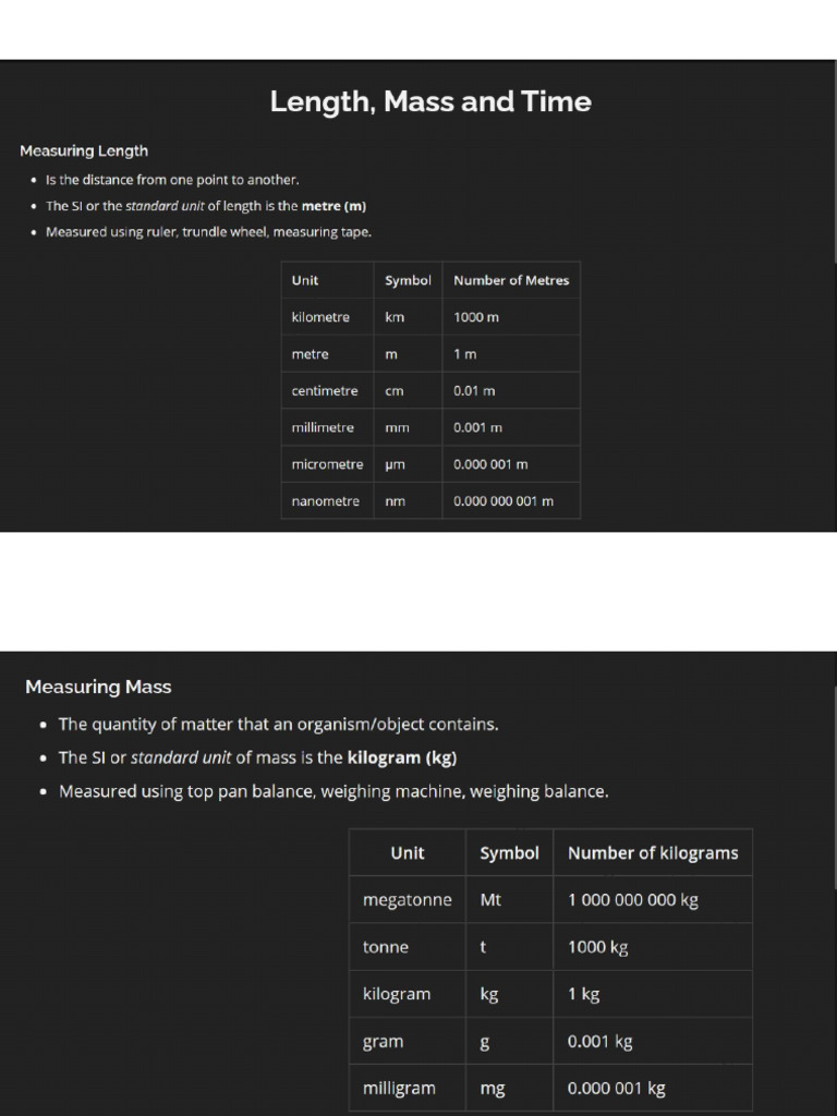 Measurements (Physics) | PDF
