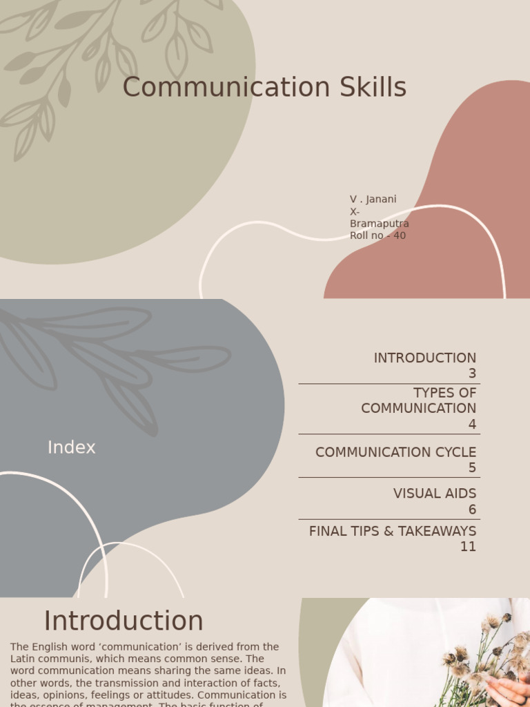 Effective Communication Guide | PDF | Communication | Nonverbal ...