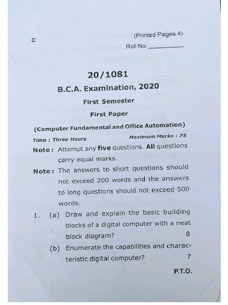 2020 Bca Fundamental | PDF