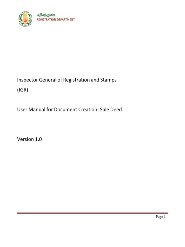 Portal Document Creation Manual English Ver 1.1 | PDF | Deed | Password