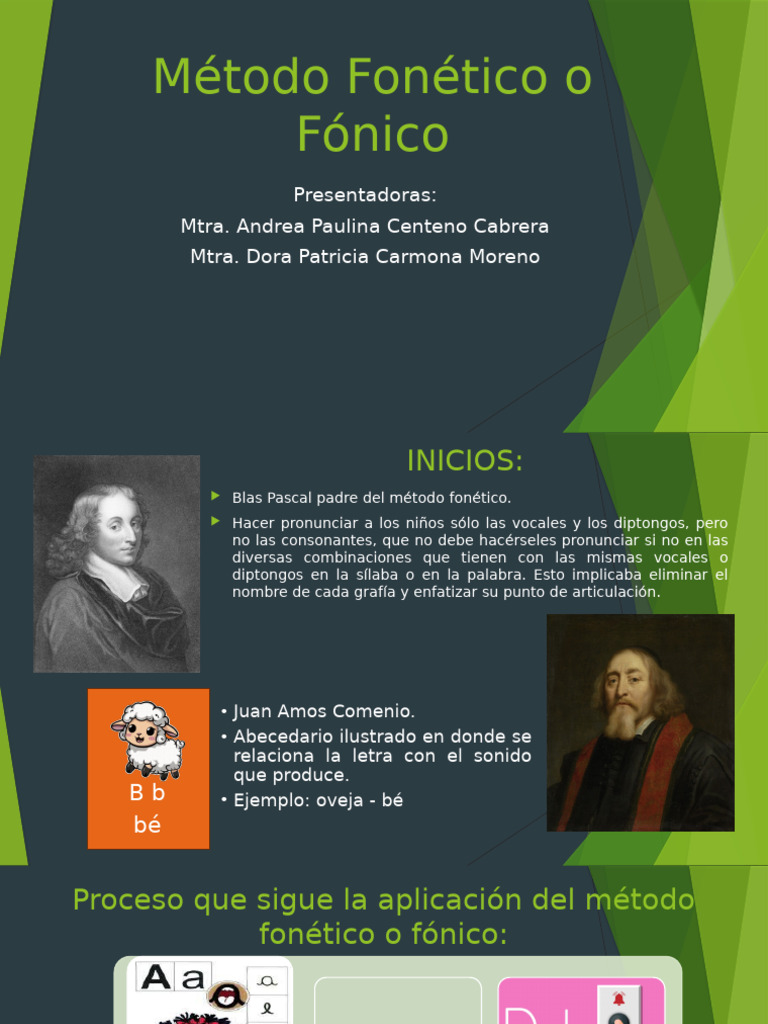 Método Fonético: Ventajas y Desventajas | PDF | Vocal | Sílaba
