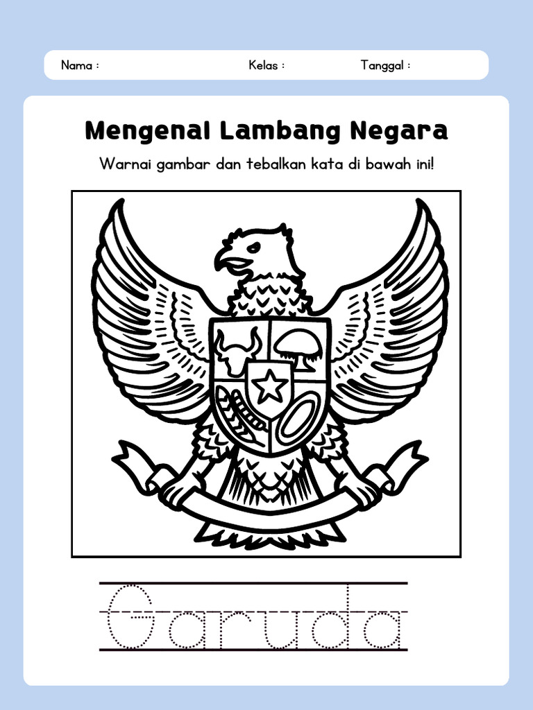 Mewarnai Gambar Profesi Lembar Kerja Biru Ilustratif | PDF