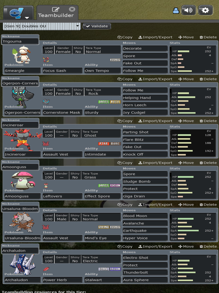 Teambuilder - Showdown! | PDF | Trading Cards | Pokémon