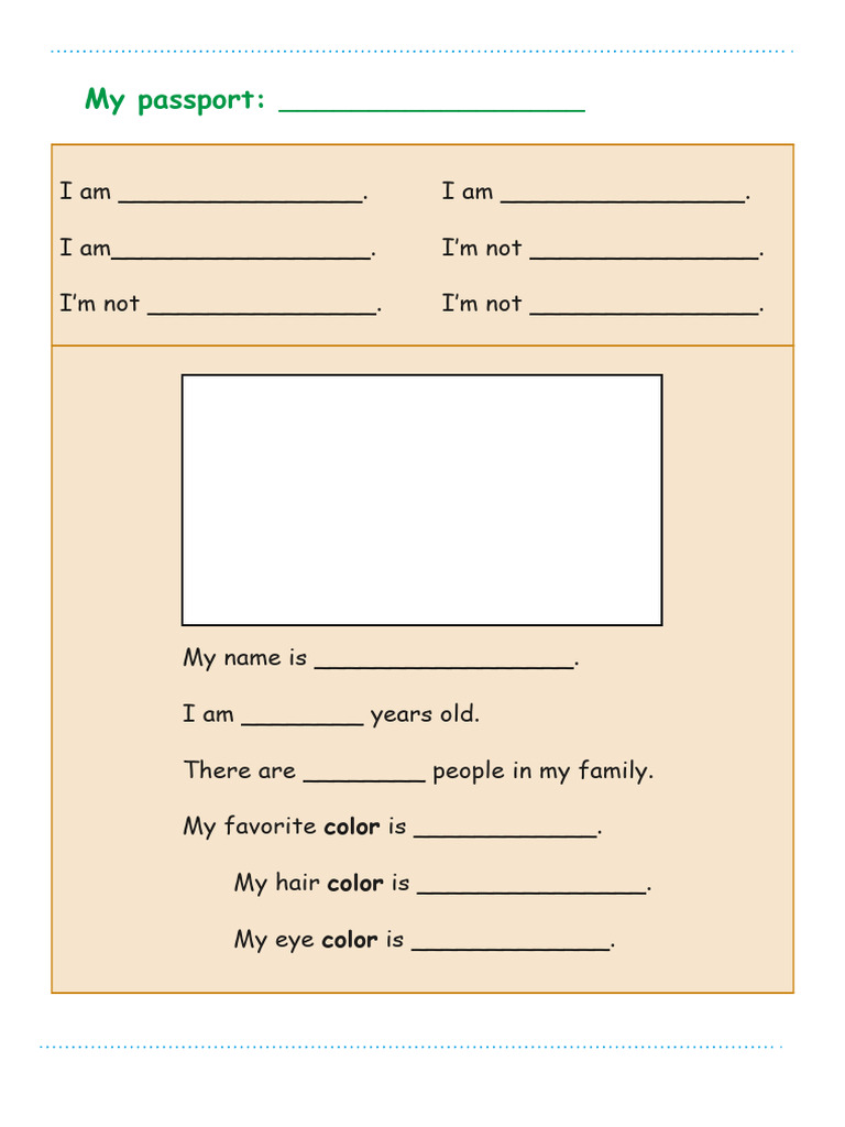 My Passport PDF | PDF