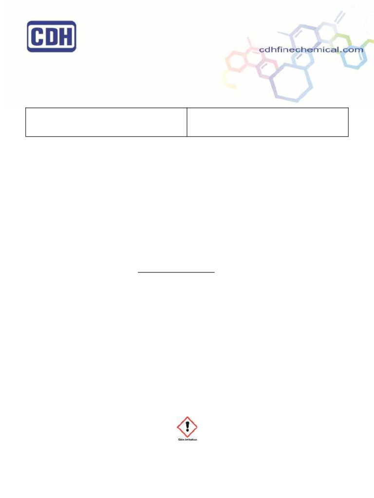 p-Bromo Acetanilide Safety Data | PDF | Chemistry | Working Conditions