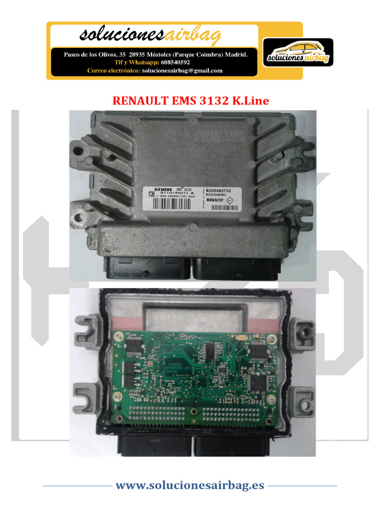 RENAULT EMS 3132 KLine | PDF | Informática