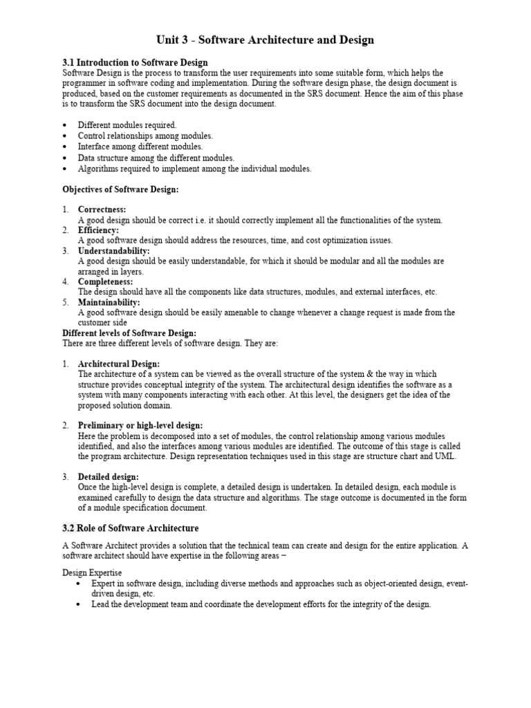 SE Unit 3 | PDF | System | Software