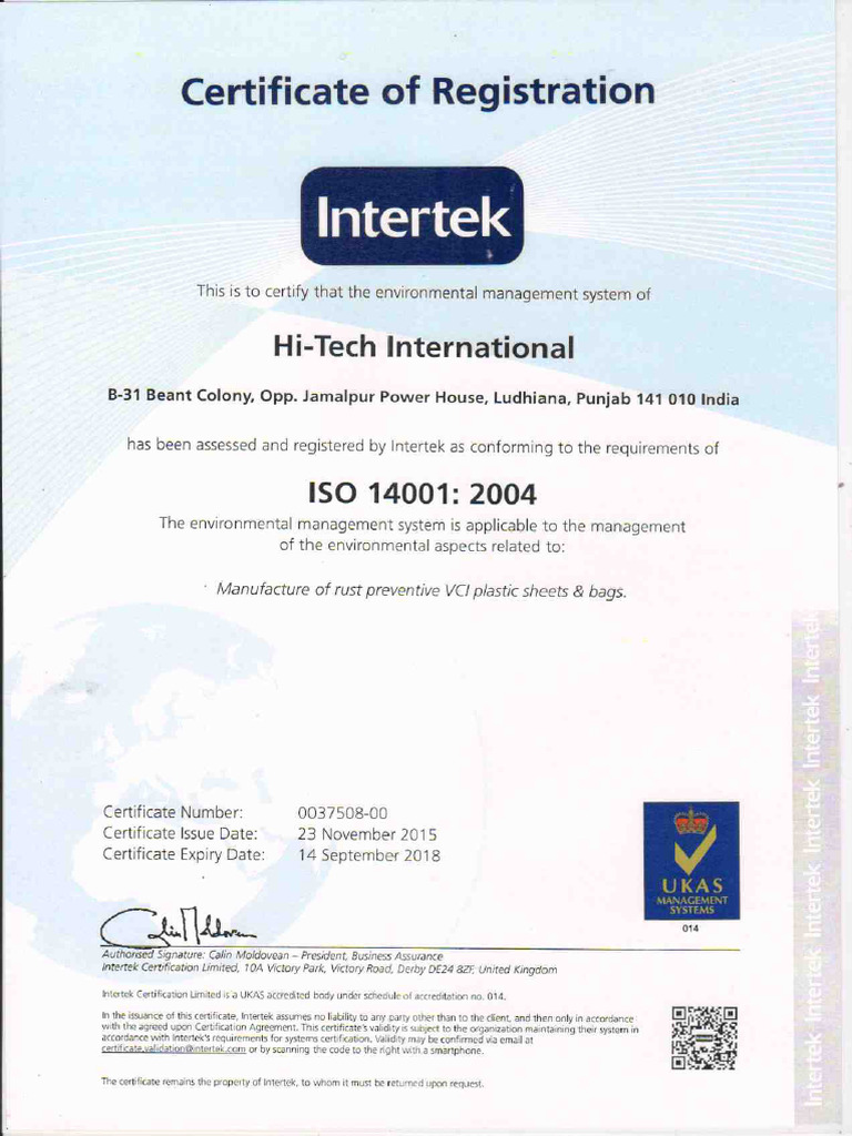 6.1 Hi Tech 14K CERT | PDF
