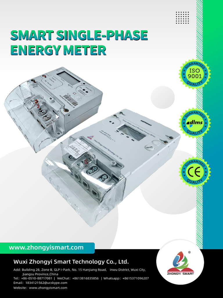 9.Smart Single-phase Energy Meter | PDF | Electronic Engineering ...