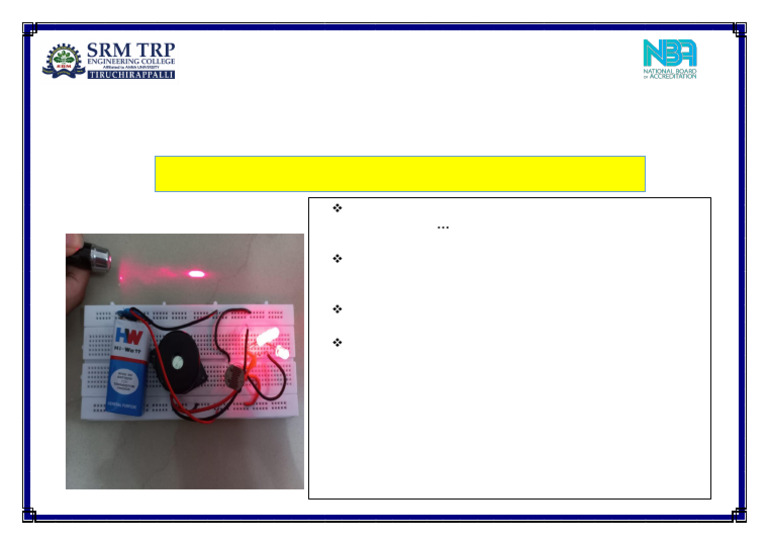 Laser Security Alarm System | PDF