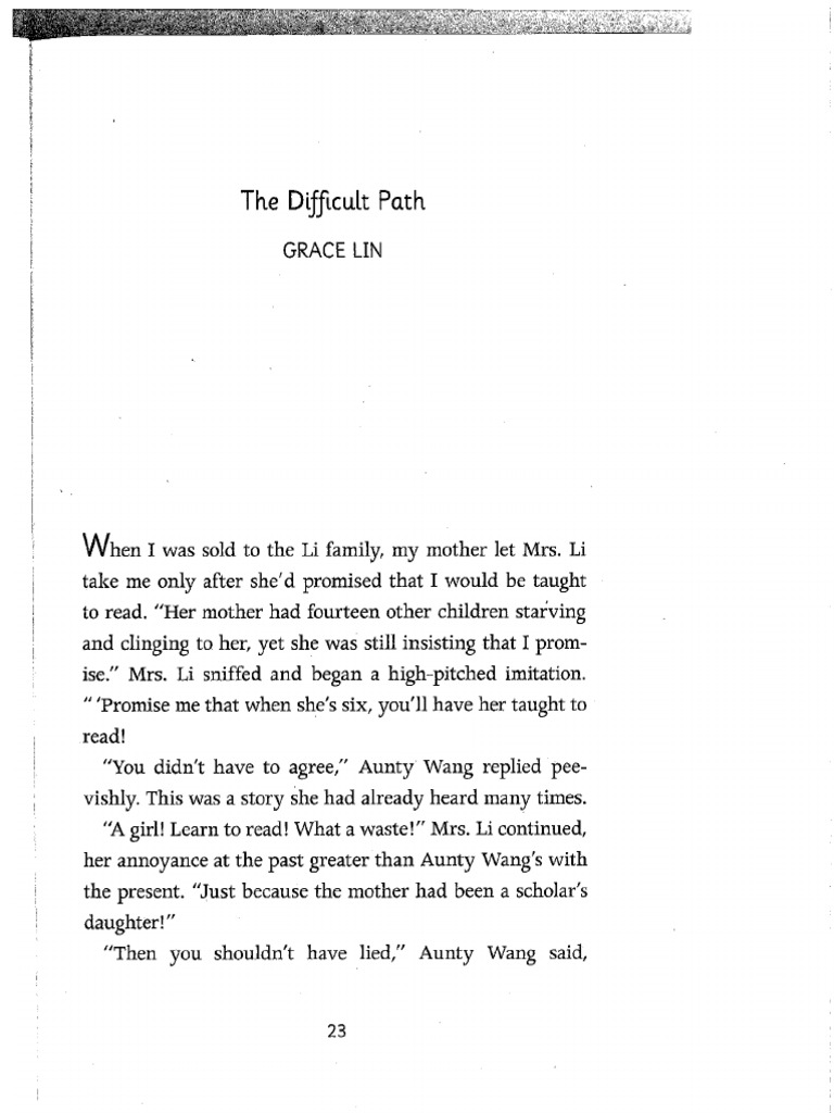 The difficult path | PDF