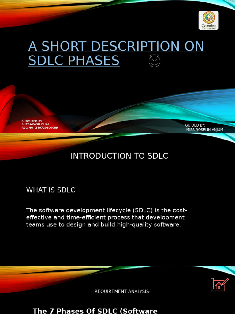 A Short Description On SDLC Phases | PDF