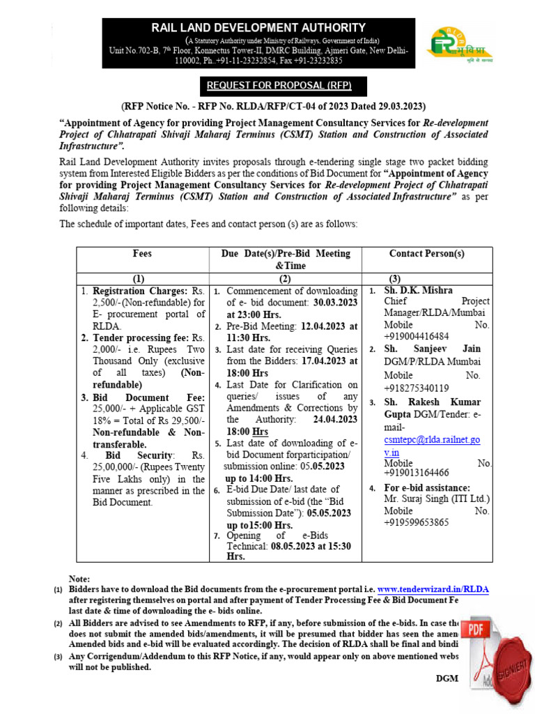 NIT_FW | PDF | Request For Proposal | Procurement