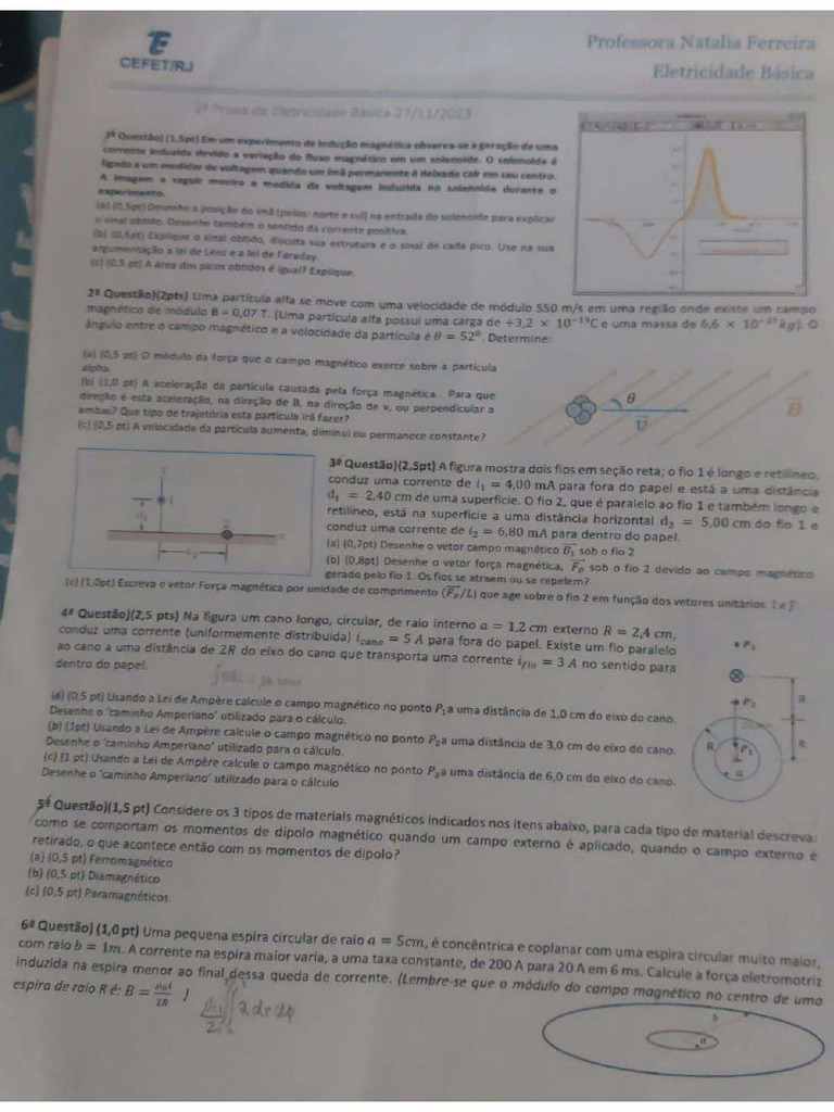 GABARITO_PROVA_P2_PERIODO_PASSADO | PDF